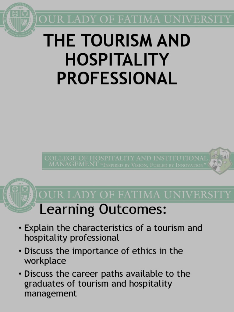 Week 3 Tourism and Hospitality Professional 3 | PDF | Employment ...