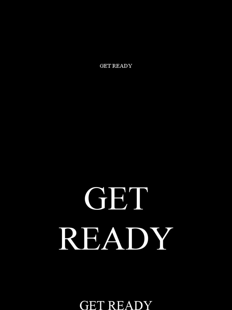 Get Ready | PDF