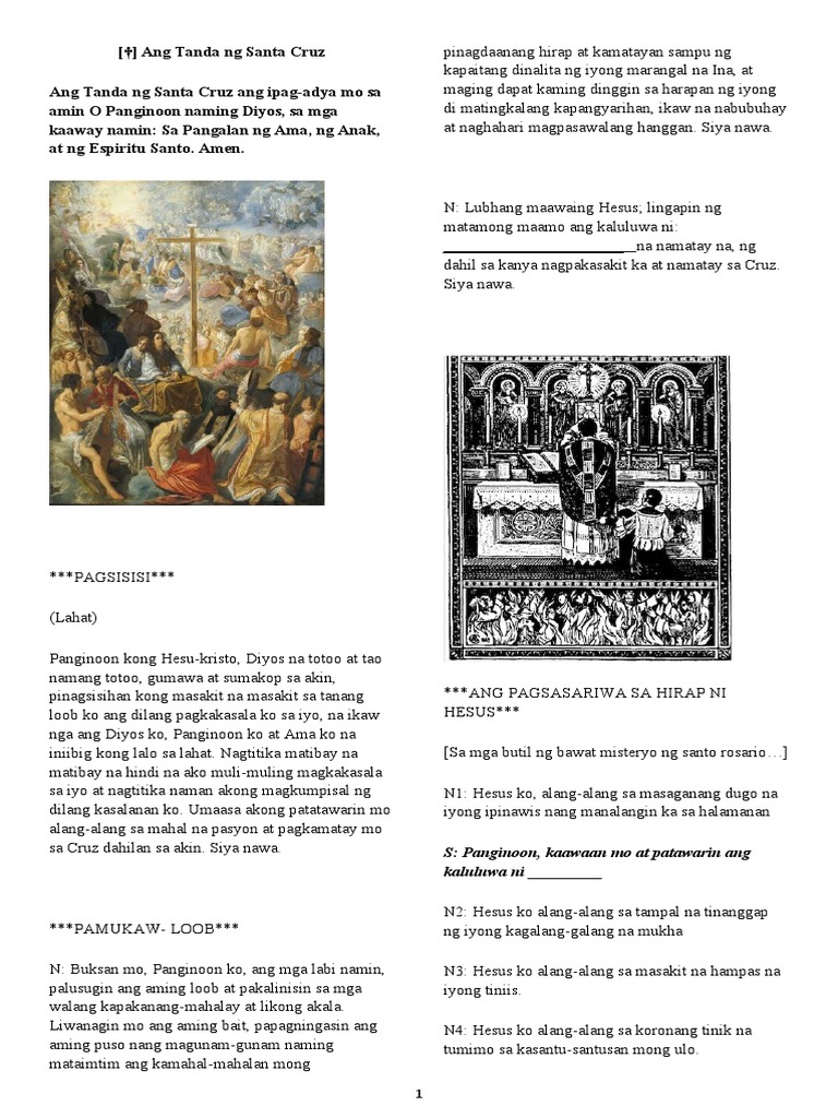 Ang Tanda NG Santa Cruz | PDF