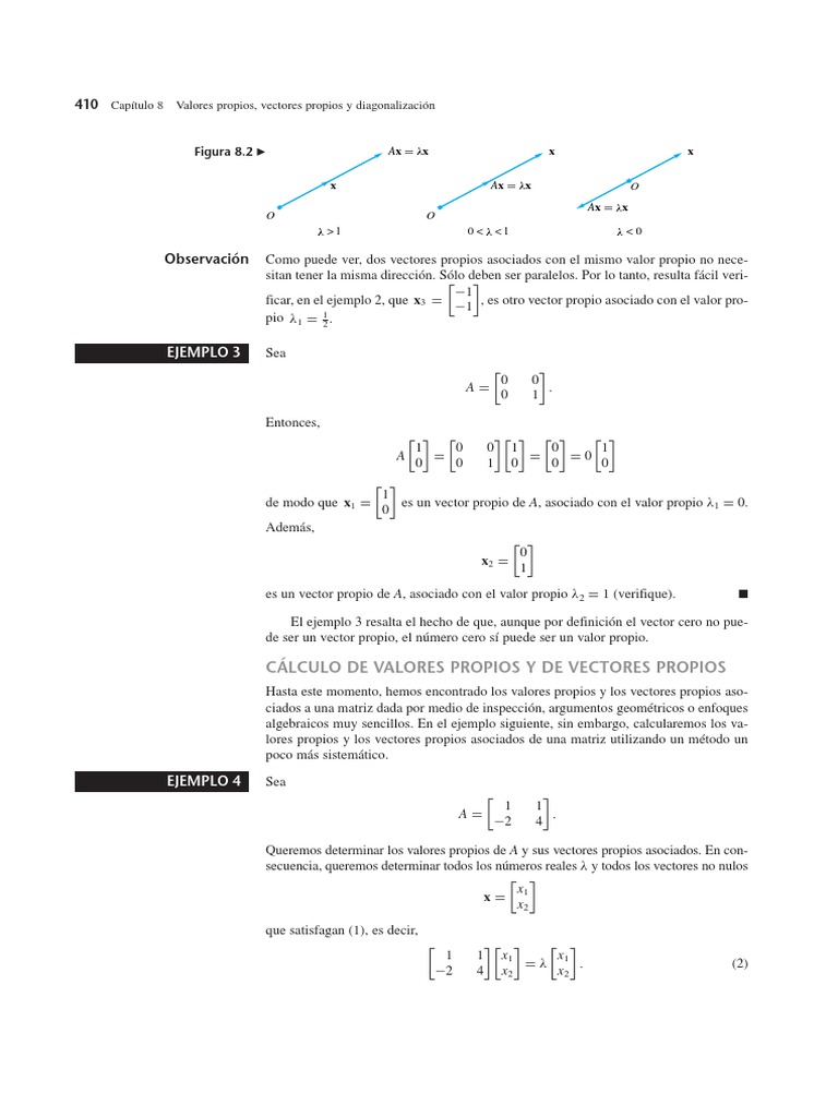 02 - Valores y Vectores Propios | PDF | Valores propios y vectores propios | Matriz (Matemáticas)