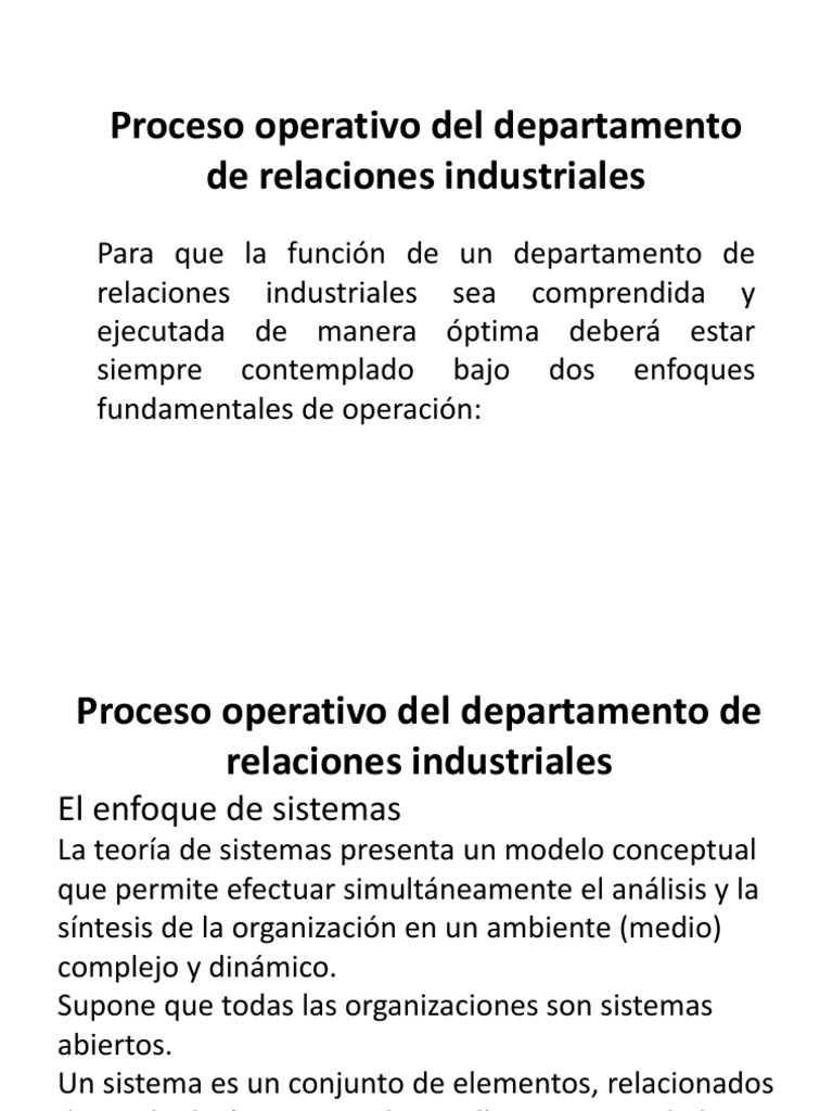 Procesos Operativos | PDF | Sistema | Teoría de sistemas
