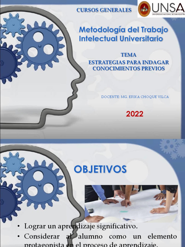 Estrategias para Indagar Conocimiento Previos | PDF | Aprendizaje ...