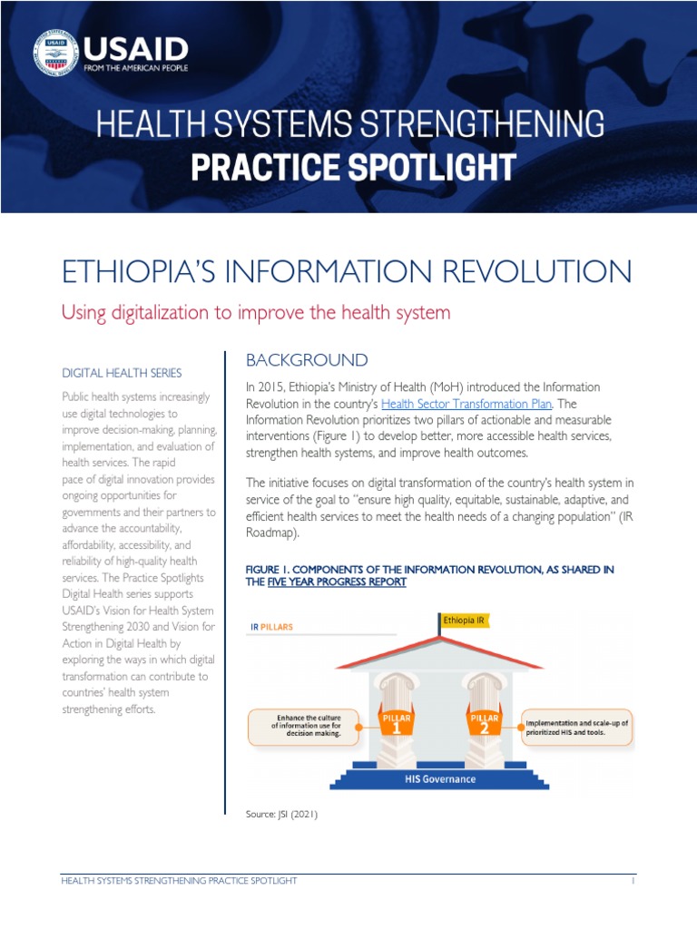 Ethiopia Information Revolution Practice Spotlight FINAL 508 Compliant ...