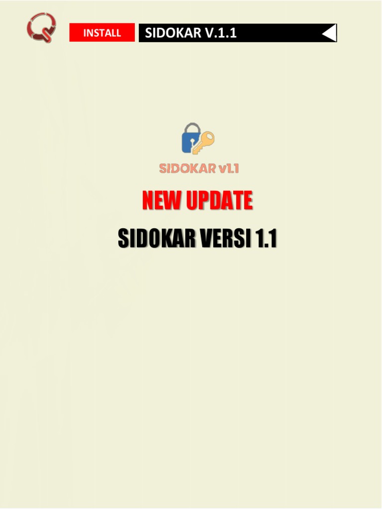 Panduan Instalasi SIDOKAR V1.1 | PDF