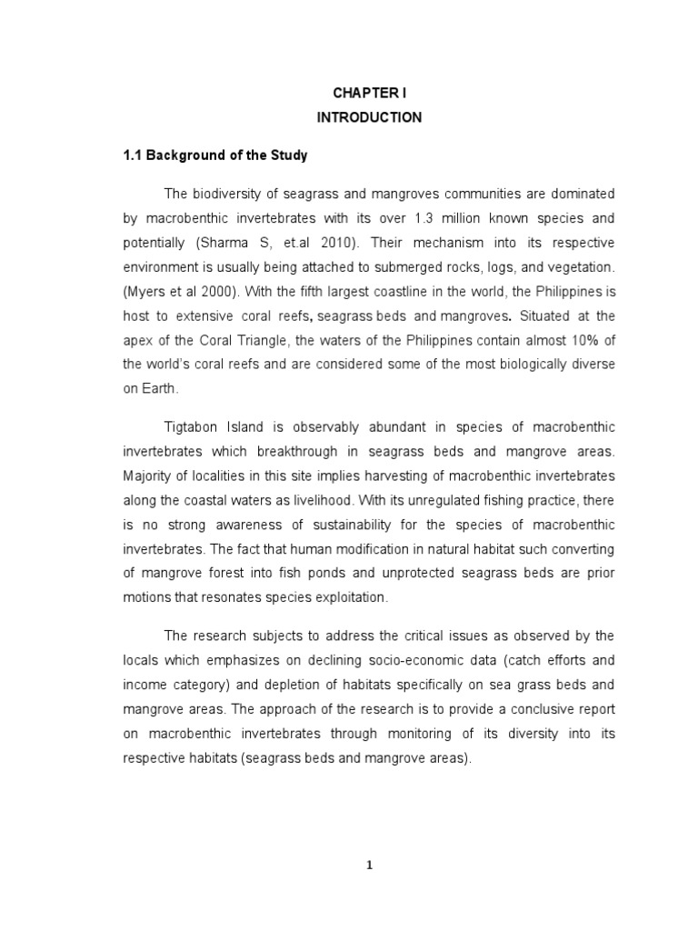 1.1 Background of The Study | PDF