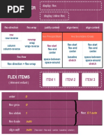Flexbox Cheatsheet PDF | PDF | Web Browser | World Wide Web
