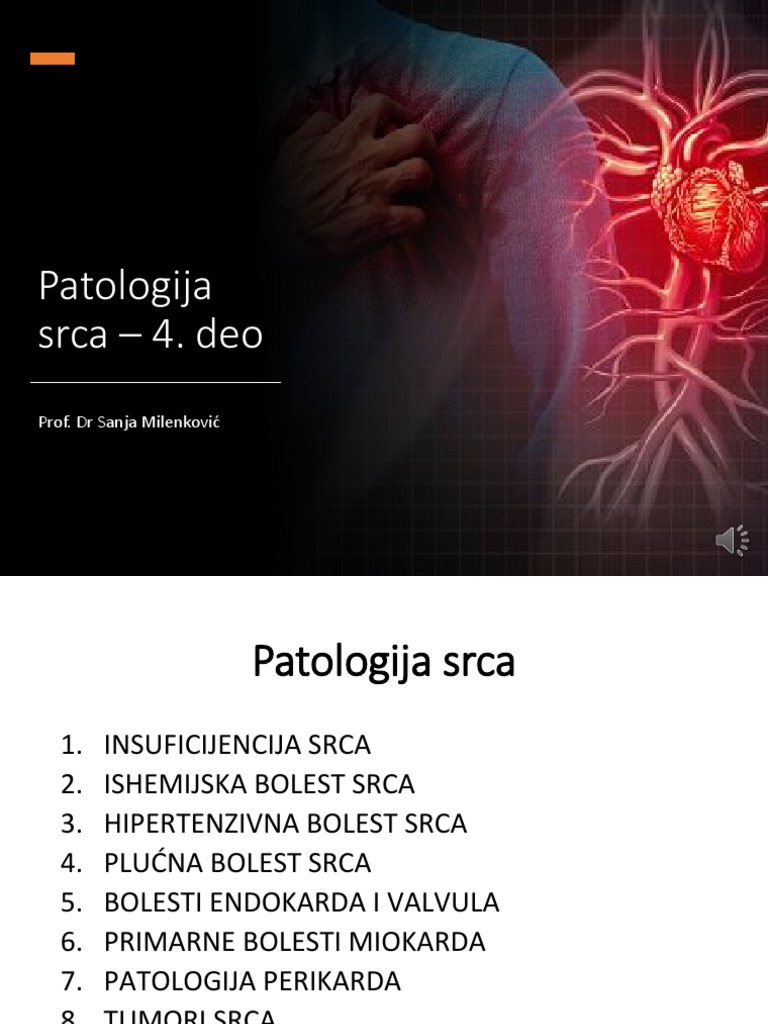 Predavanje 19. PATOLOGIJA SRCA 4 DEO Ostale Bolesti Srca | PDF