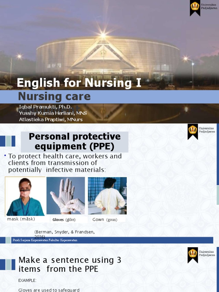 7 - Nursing Care Equipment | PDF | Personal Protective Equipment ...