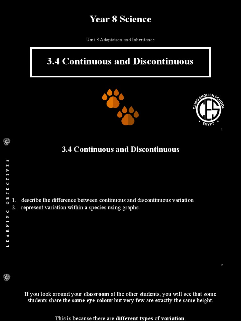 4 Continuous and Discontinuous | PDF | Chart | Measurement