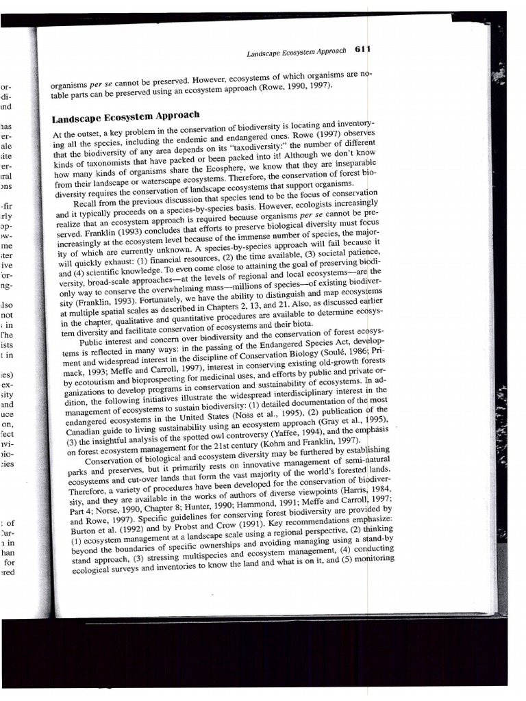 Biodiversity Chapter 20 Part 3 | PDF