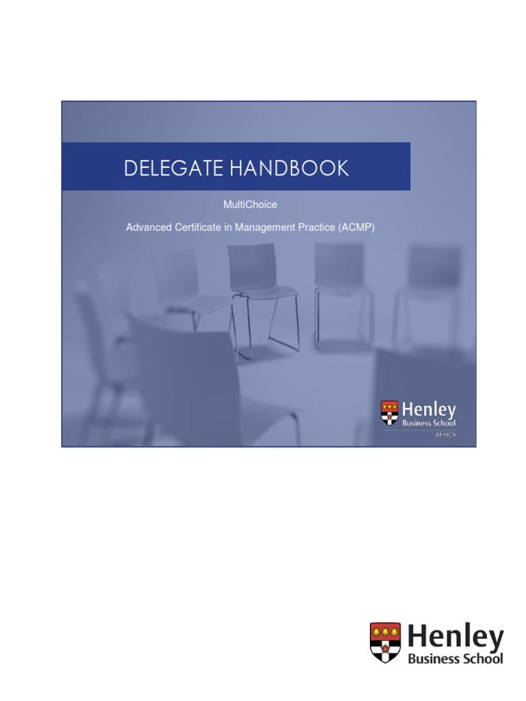 Delegate Handbook ACMP | PDF | Educational Assessment | Indemnity