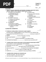 Impulse 3 Tests Answer Key | PDF