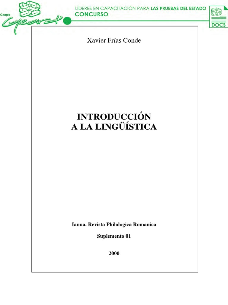 Introduccion A La Linguistica | PDF | Comunicación | Dialecto