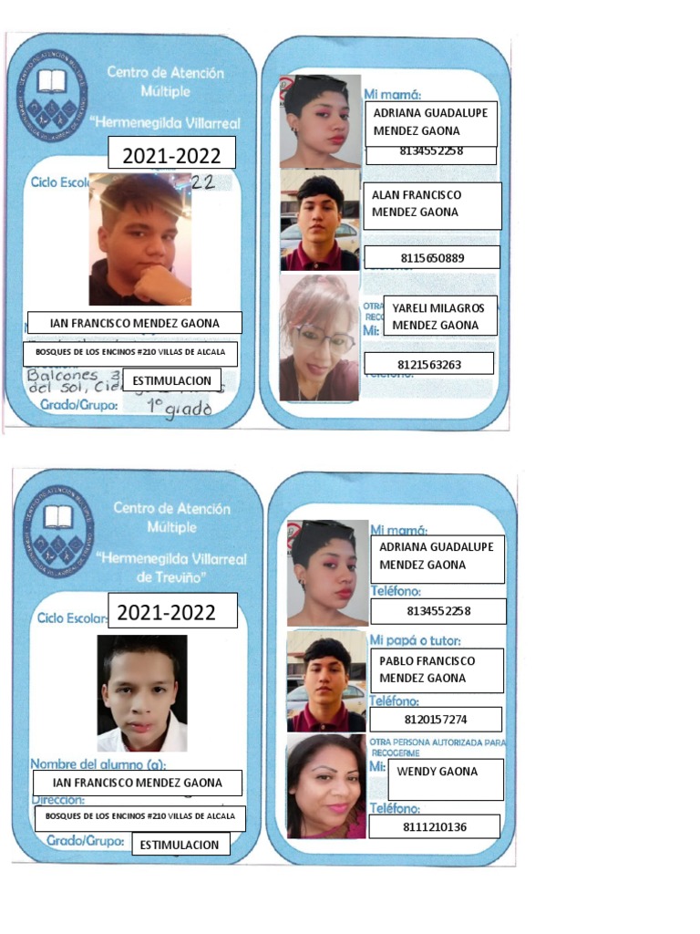 Formato de Gafete | PDF