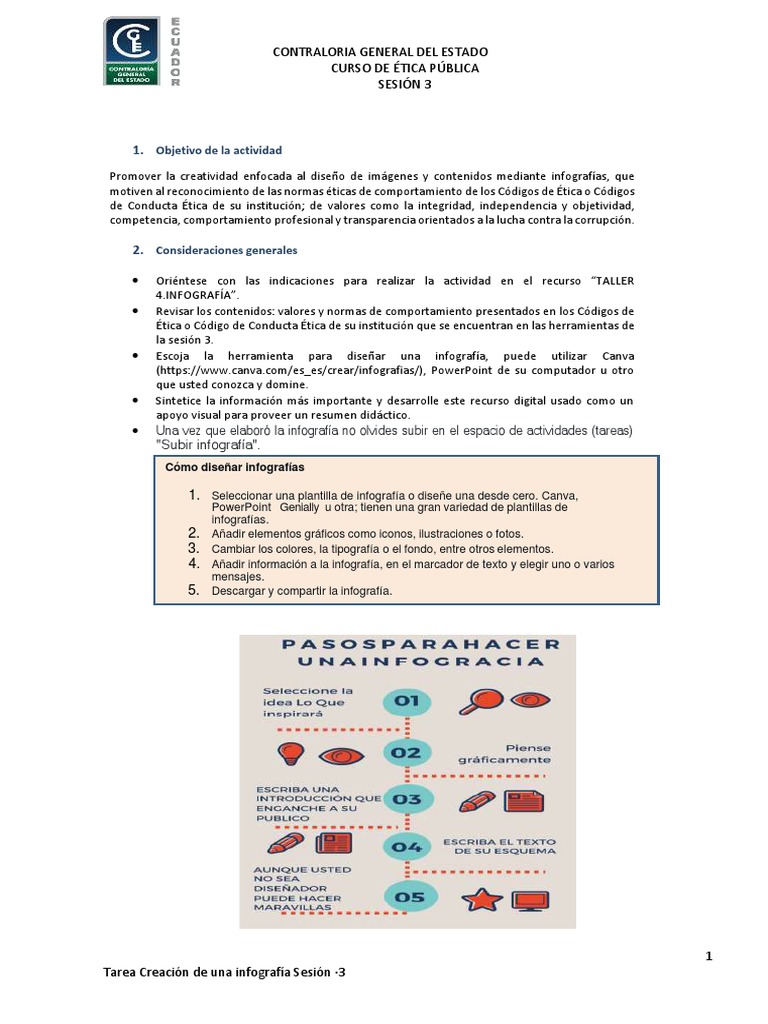 Tarea 2 Creación de Una Infografía | PDF | Infografia | Microsoft ...