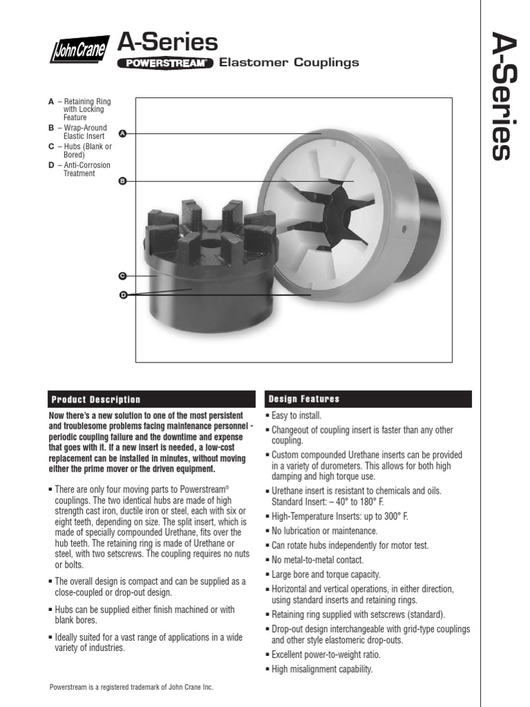 Power Stream Couplings-Specn Sheets | PDF | Horsepower | Machines