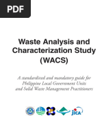 JICA WACS Manual Content FINAL | PDF | Waste Management | Waste