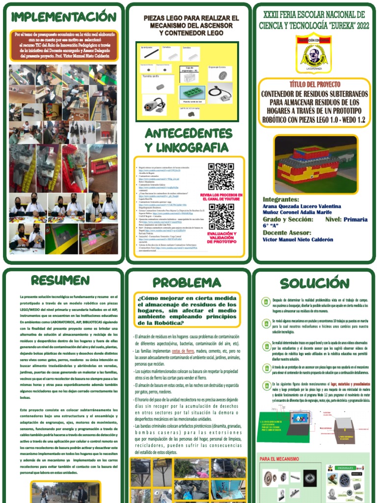 Triptico Proyecto | PDF | Residuos