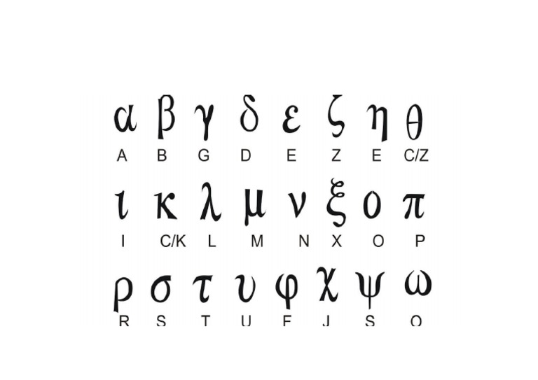 Alfabeto Griego | PDF