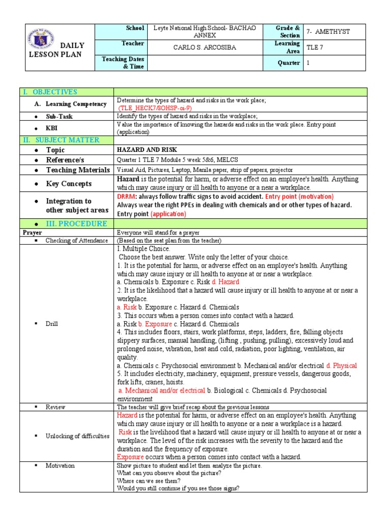 Science LP Melc | Download Free PDF | Occupational Safety And Health ...