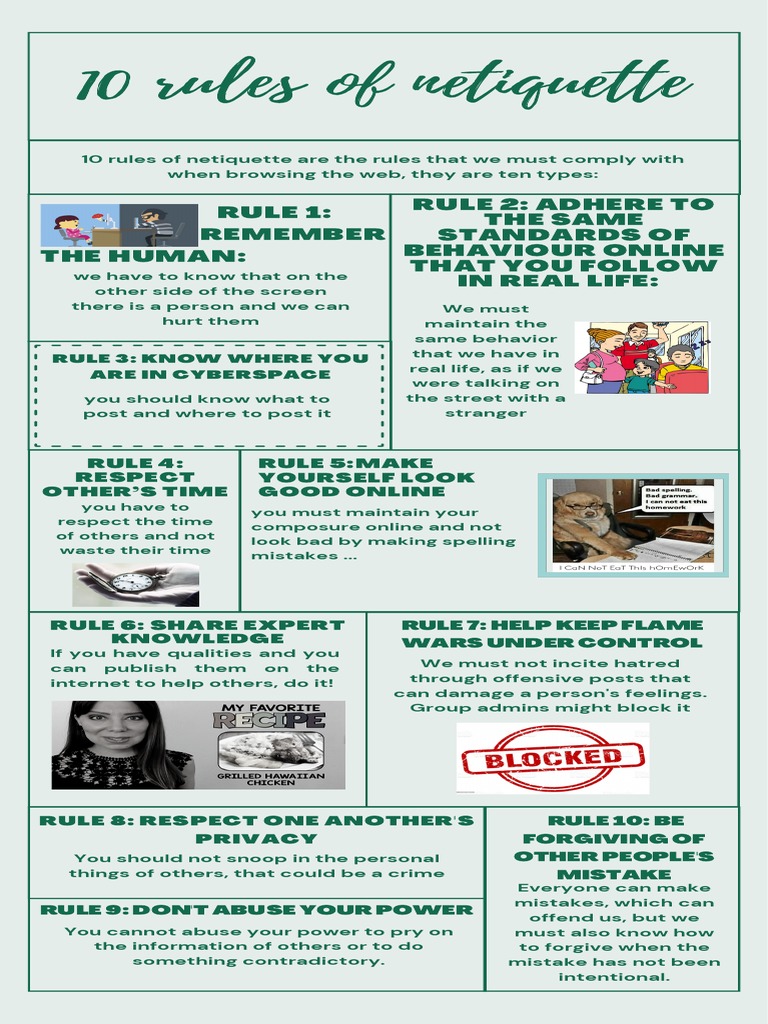 1o Rules of Netiquette | PDF | Applied Ethics | Justice