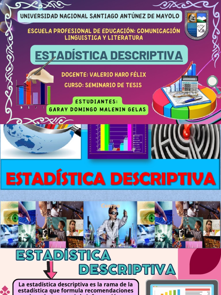 Estadística Descriptiva | PDF | Estadísticas descriptivas | Estadísticas