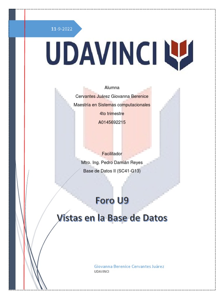 U9 Bdii | PDF | Bases de datos | SQL