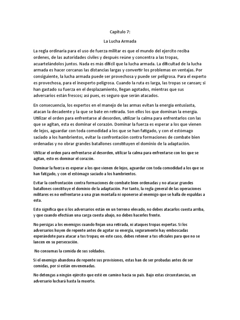Capítulo 7 | PDF | Conflictos | Militar
