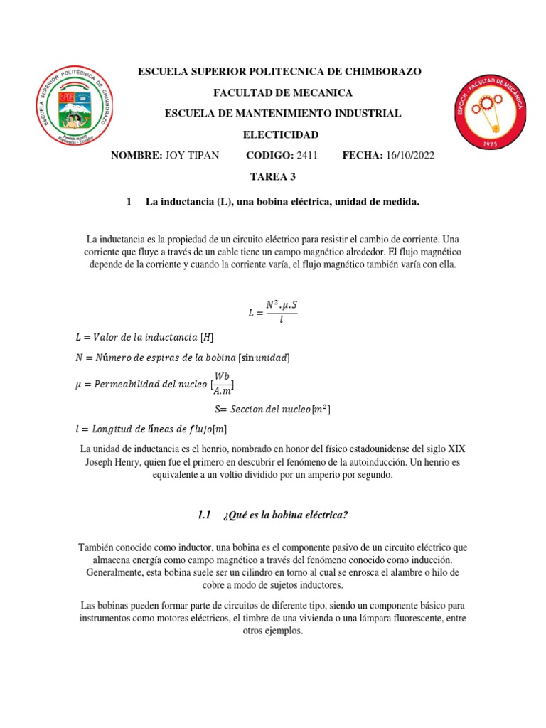 Traea 3 TIPAN | PDF | Condensador | Inductor