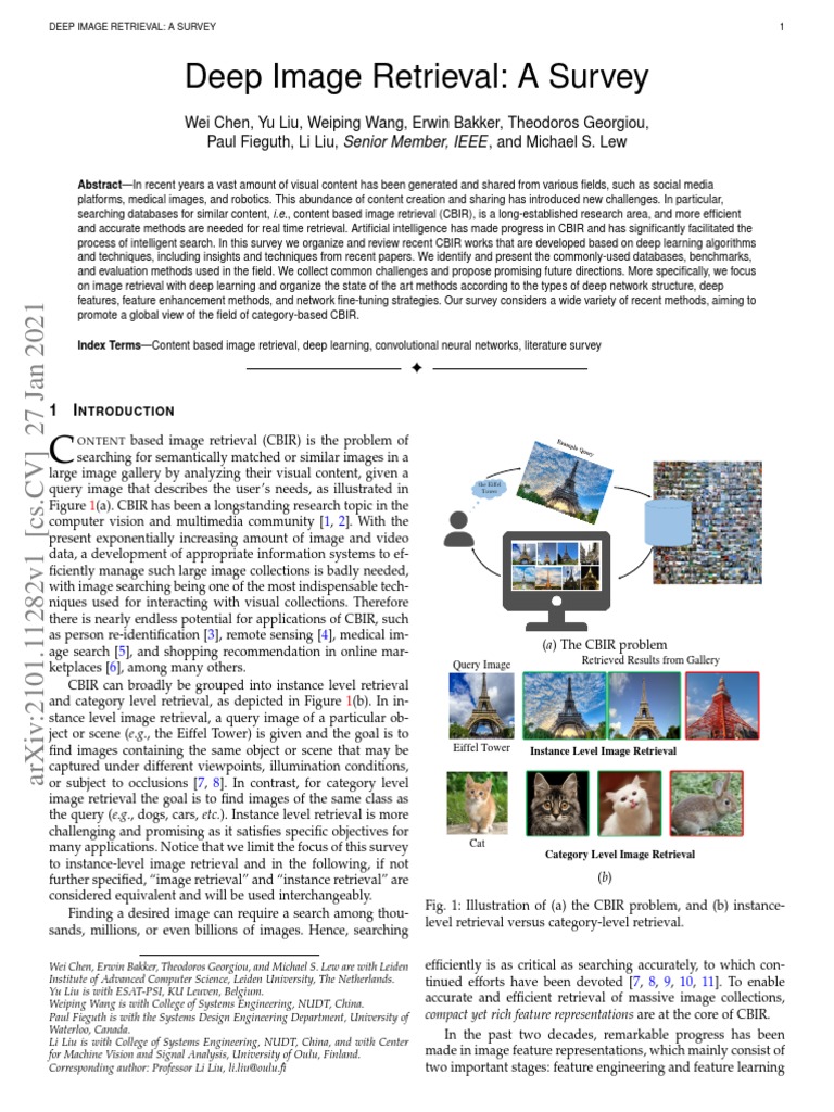 B2020 Deep - Image - Retrieval - A - Survey | PDF | Deep Learning ...