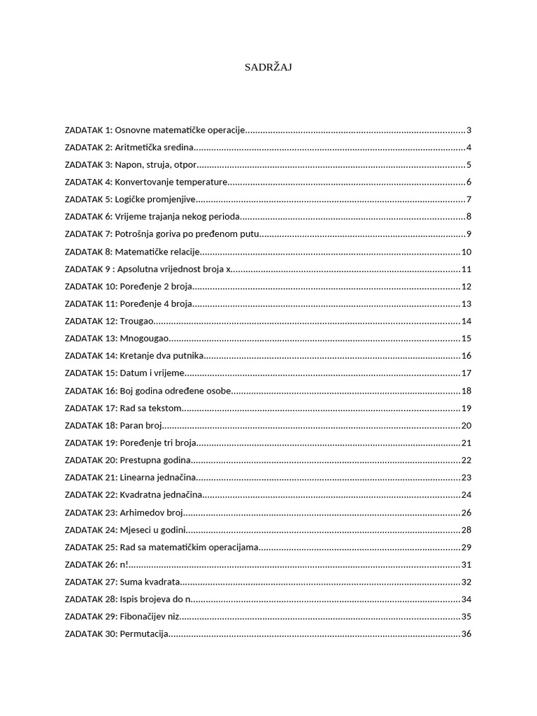 Visual Basic 2010 Console Applications Zadaci | PDF