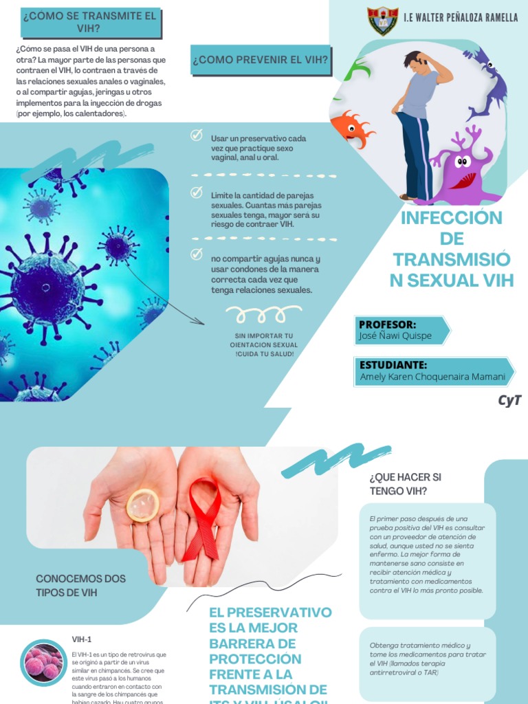 Triptico Sobre El Vih | PDF | VIH | VIH / SIDA