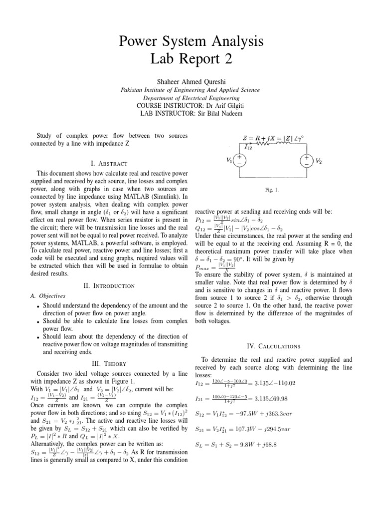 Lab Report 2 | PDF | Ac Power | Electrical Impedance