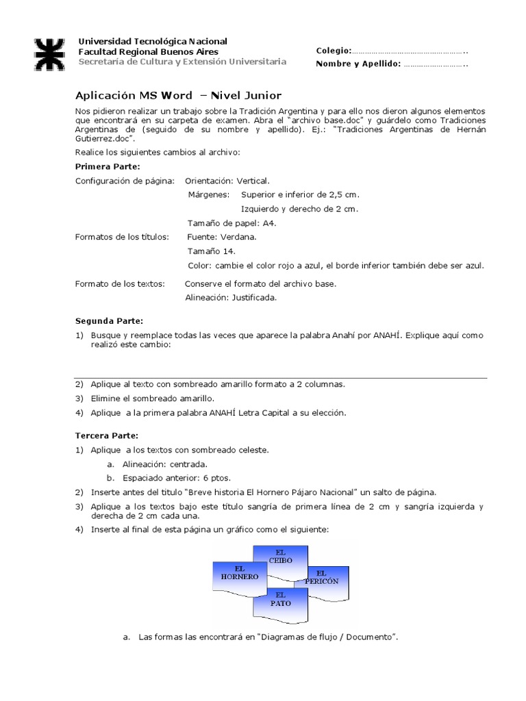 Ejercicio Word | PDF