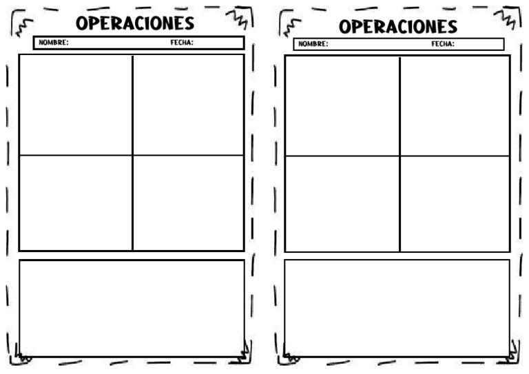 Plantilla de Operaciones | PDF