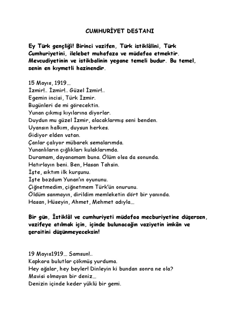 29 Ekim Oratoryo | PDF