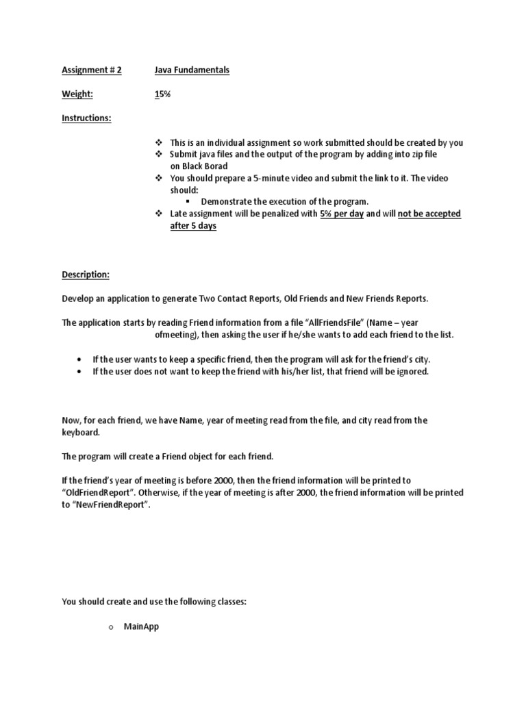 W22-Assignment 2 | PDF | Class (Computer Programming) | Programming