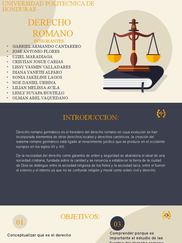 Derecho Romano | PDF | Roma antigua | imperio Romano