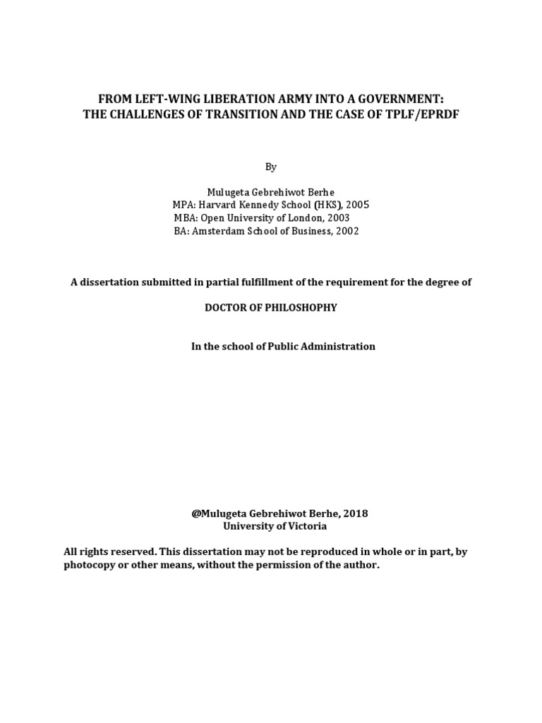 From Left-Wing Liberation Army Into A Government The Challenges of ...