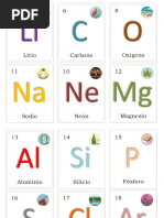 Memorama Elementos | PDF