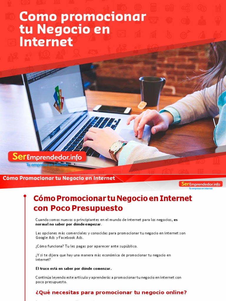 Como Promocionar Tu Negocio en Internet 2021 | PDF | Internet ...