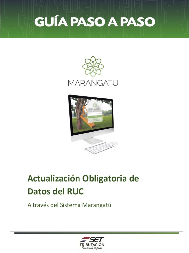 Guía Paso A Paso Nuevo Marangatu - Actualización Obligatoria de Datos ...