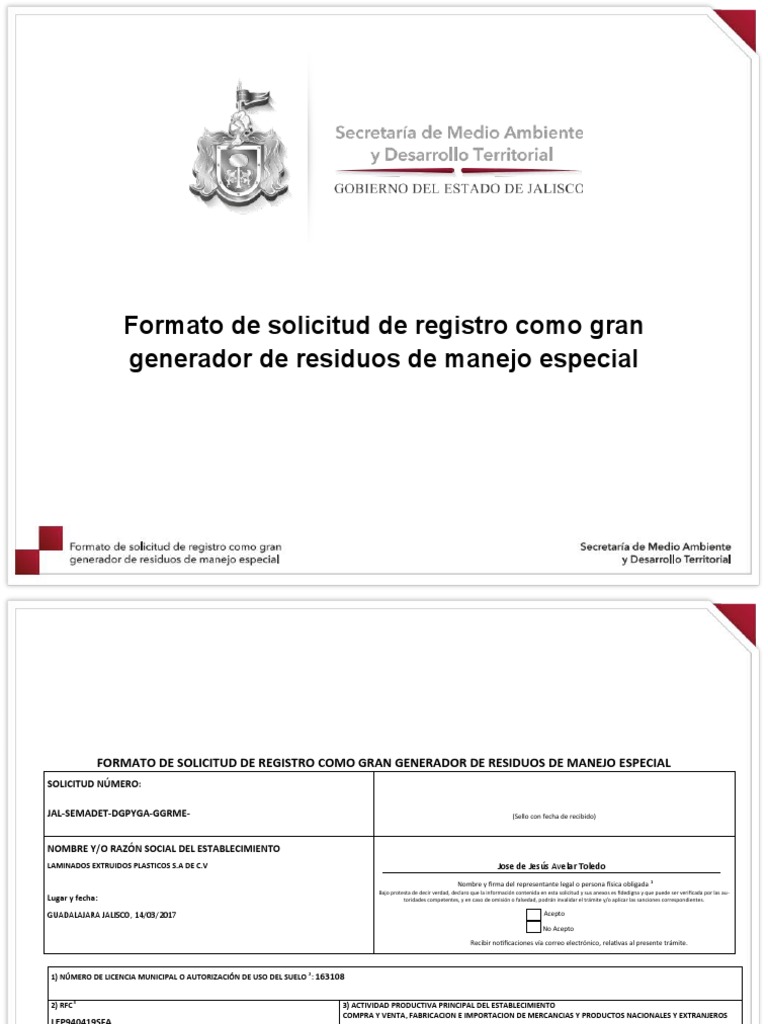Llenado de Formato de Rme | PDF | Residuos | Volumen
