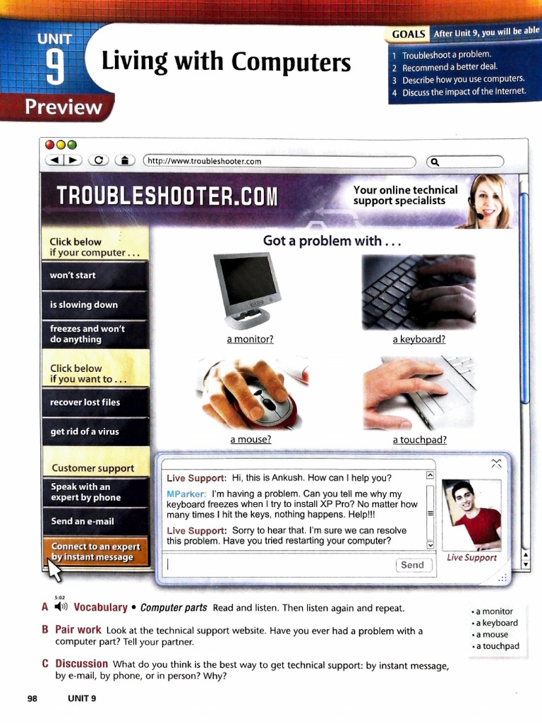 Top Notch Unit 9 | PDF | Internet | Computer Virus