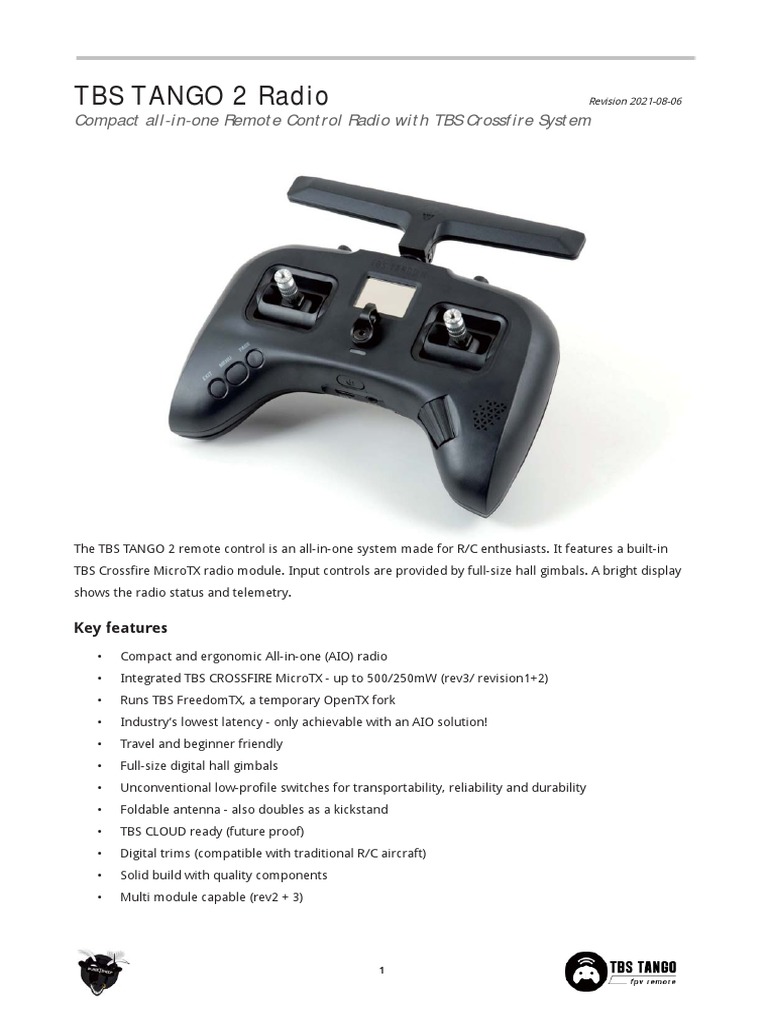 TBS TANGO 2 FCC Manual | PDF | Wi Fi | Screw TBS TANGO 2 FCC Manual | PDF | Wi Fi | Screw