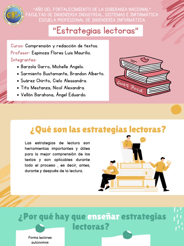 Estrategias Lectoras - Grupo 6 | PDF