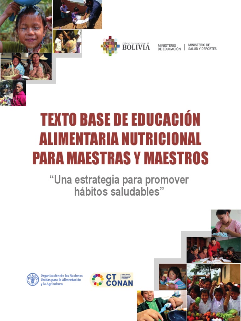 Texto Base de Educacion Alimentaria Nutricional para Maestras y Maestros Mayo - 2022 | PDF ...
