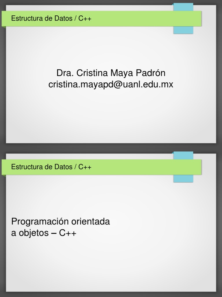 Estructuras de Datos en C++ | PDF | C ++ | Estructura de datos de matriz