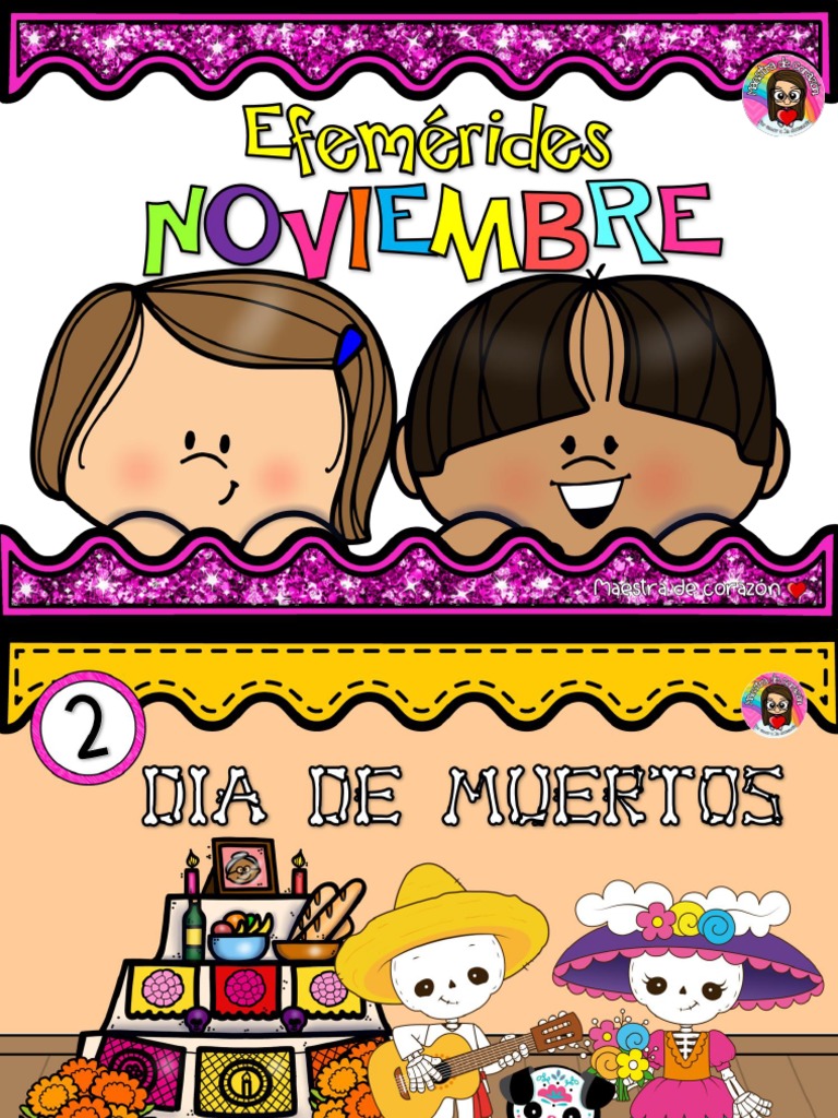 EFEMÉRIDES NOVIEMBRE MAESTRA DE CORAZÓN | PDF