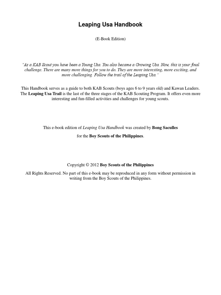 Leaping Usa Handbook | PDF | Tablet Computer